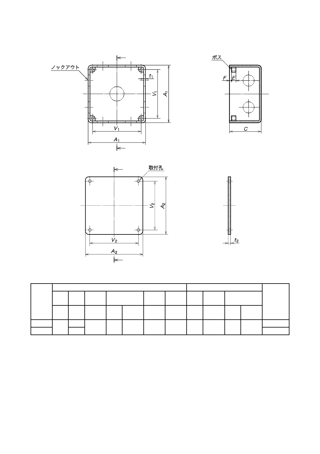 JISC8435:2018 合成樹脂製ボックス及びボックスカバー