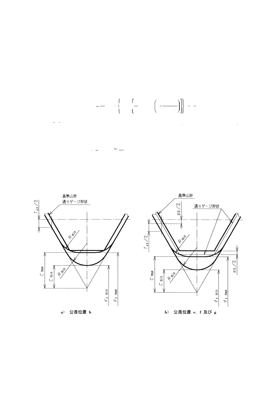 JISB0209-1:2001 一般用メートルねじ－公差－第1部：原則及び基礎データ