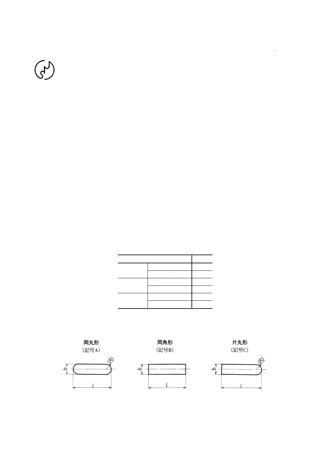 JISB1301:2009 キー及びキー溝