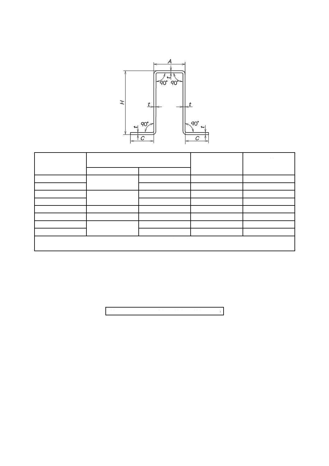 JISG3350:2017 一般構造用軽量形鋼